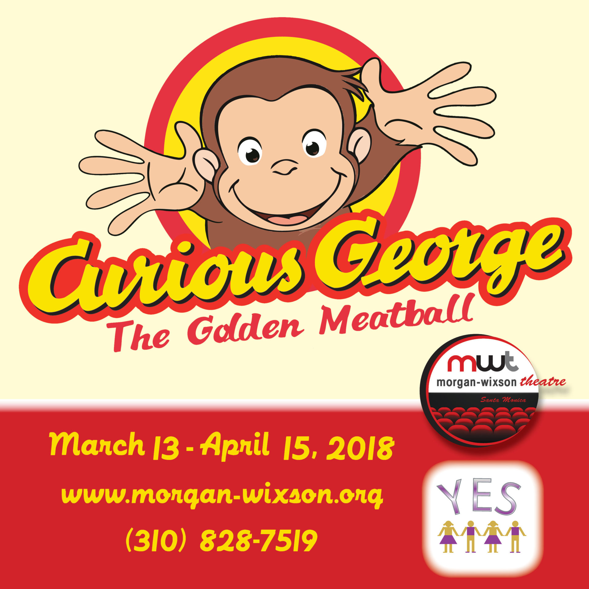 Curious George: The Golden Meatball Coming to the Morgan-Wixson Theater ...