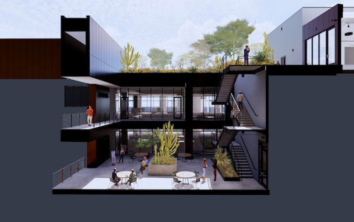 'Interlocking' Buildings Underway Downtown Culver City - WestsideToday