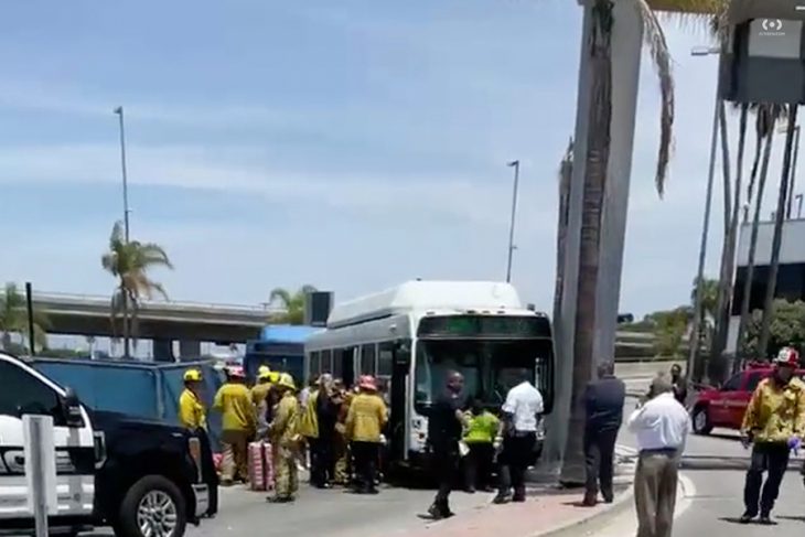 LAX Shuttle Bus Crash Sends Seven People to Hospital - WestsideToday