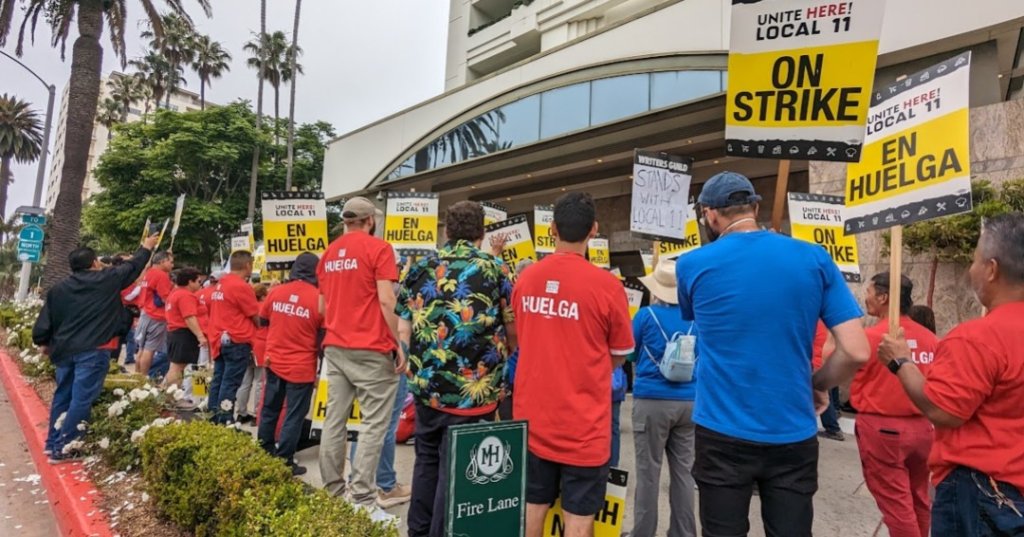 UNITE Here Local 11 Has Called A Hotel Workers Strike After The ...