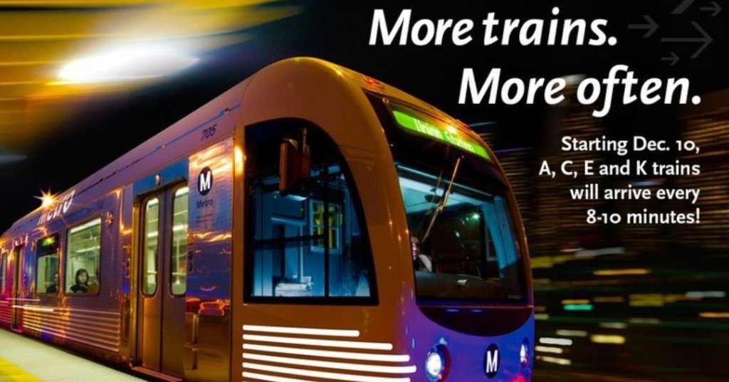 LA Metro Boosts Train Buzz: Faster Rides and Later Service Begin ...