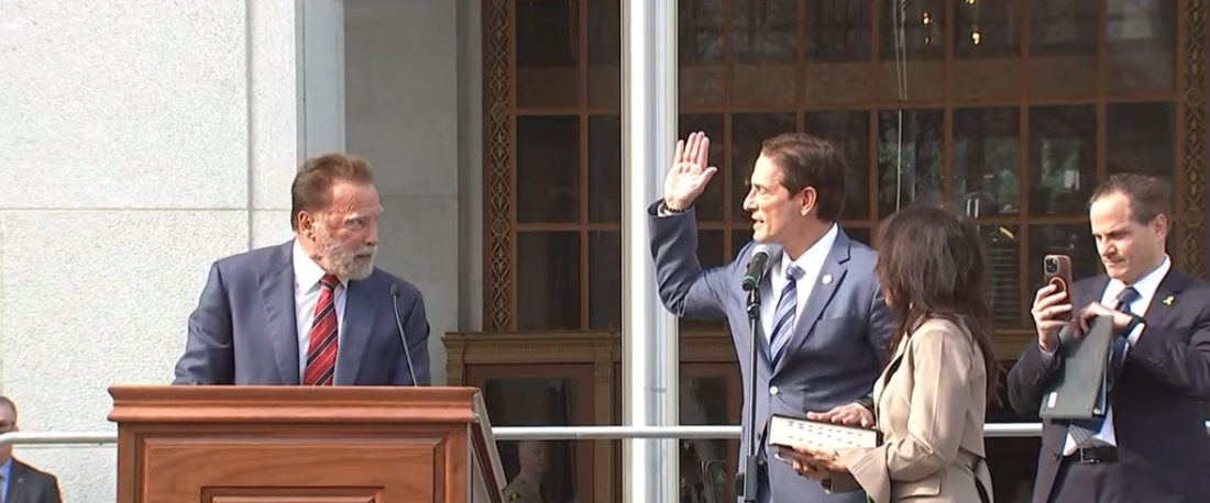 Nathan Hochman Sworn In as L.A. County District Attorney By Arnold ...