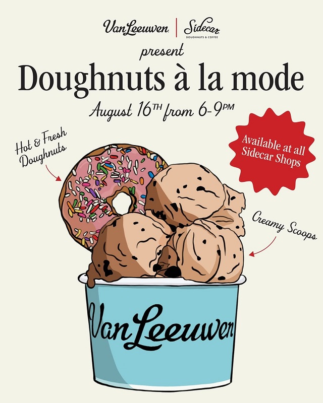 Sidecar & Van Leeuwen Unite for One-Night-Only Doughnuts à la Mode ...